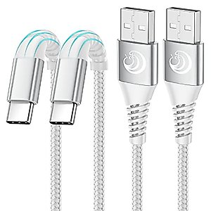 Yosou USB C Cable 10ft 2Pack, 3.1A Type C Charger Fast Charging Cable,Braided Extra Long USB A to Type C Phone Charger Cord for Samsung Galaxy A03s S22 S21 S20fe S10 S9 S8 A12 A13 A32,Note10 9 8,PS5