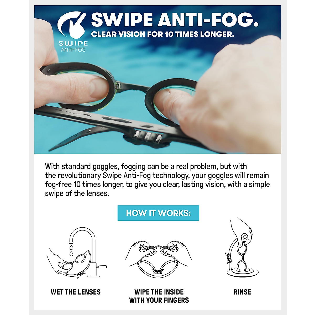 ARENA Unisex Adult Air-Bold Swipe Anti-Fog Training Swim Goggles for Men and Women Cushioned Seals Superior Comfort Non-Mirror Lens, Smoke/Dark Olive/Black