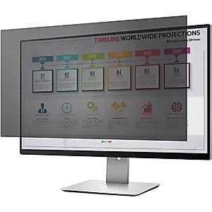 PrivacyView™ Privacy Filter for 23" Widescreen Monitor- Unframed - Black
