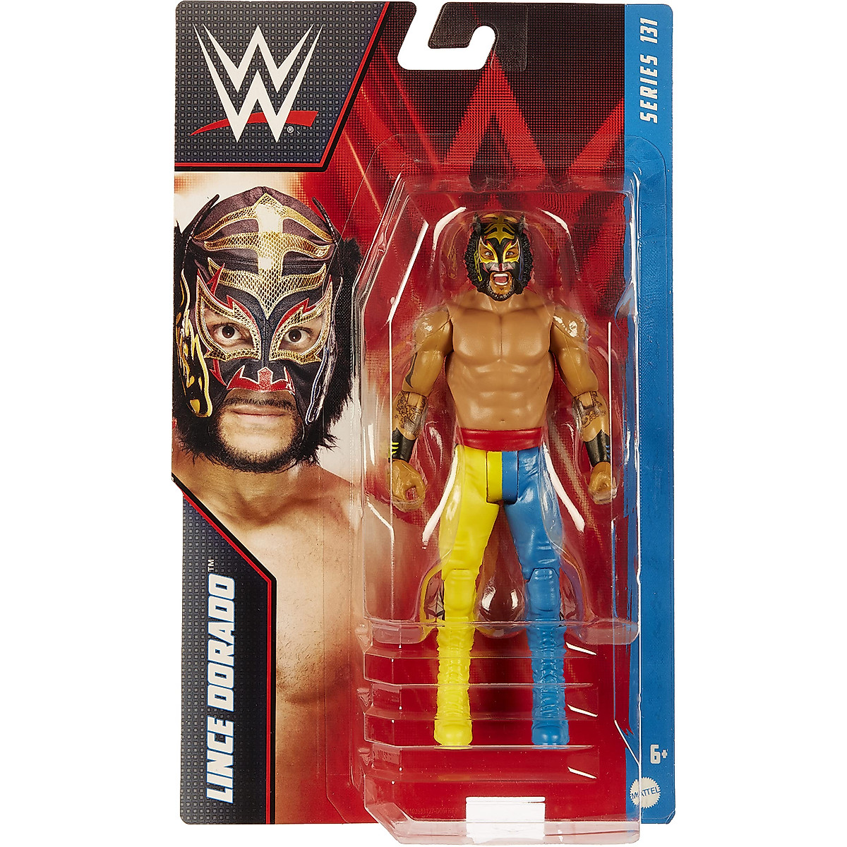 Mattel WWE Lince Dorado Action Figure, Posable 6-inch Collectible for Ages 6 Years Old & Up