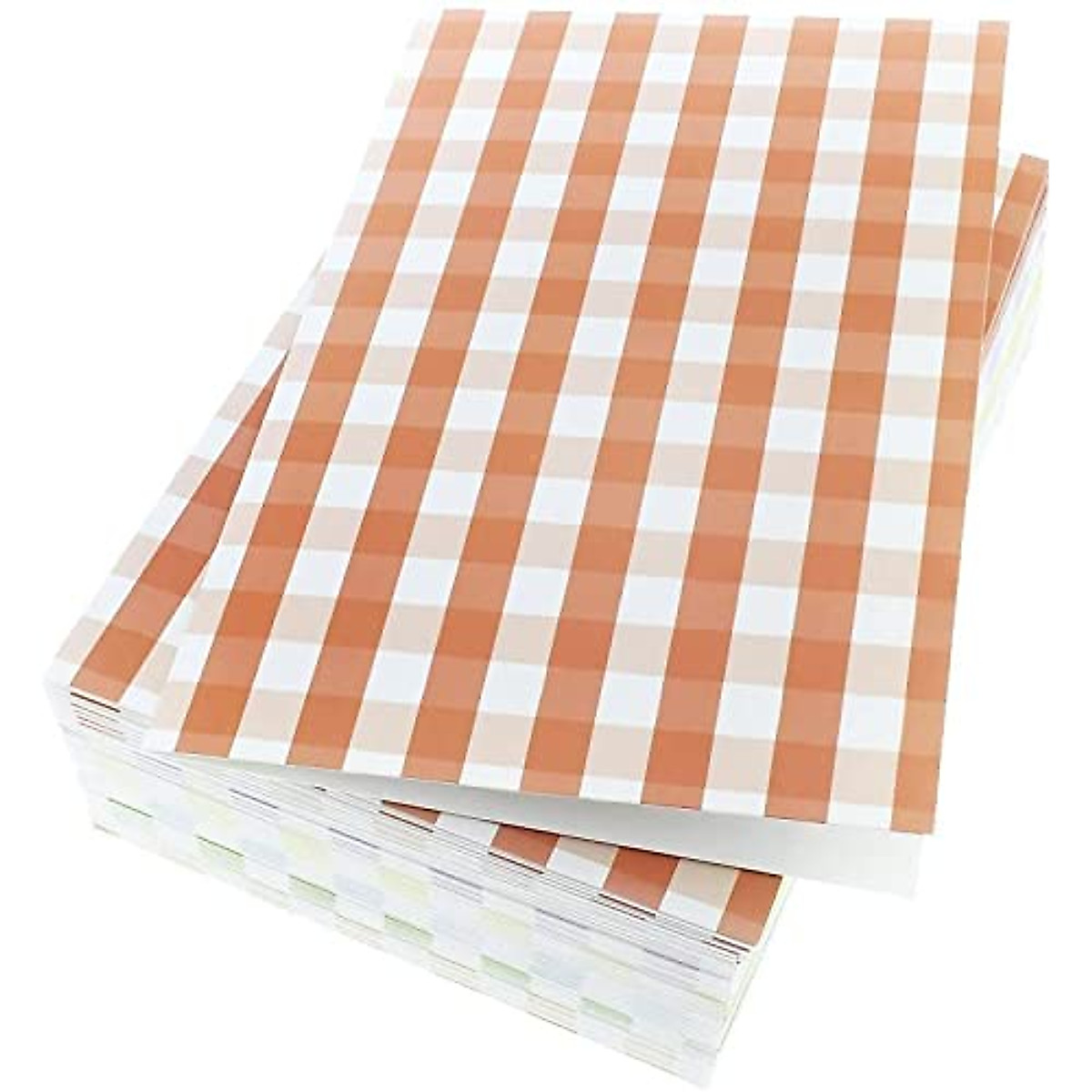 48 Pack All Occasion Greeting Cards Bulk – Colorful Picnic Blanket Pattern Gingham Designs - Note Cards Boxed Set With White Envelopes - Blank on the Inside - 4 x 6 Inches