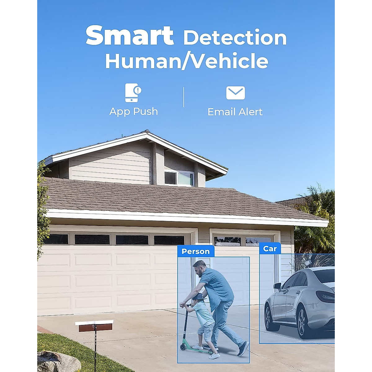 Reolink 4K PoE Security Camera System Bundle, 6pcs 8MP Person/Vehicle Detection Smart PoE IP Cameras, a 8CH NVR Pre-Installed with 2TB HDD(Include 4 x 18M Cat5 Cable)