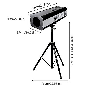 LED Follow Spotlight with Stand, 200W Stage Follow Spot Light Manual Control DJ Led Lighting Follow Spot Spot Beam Lights for Disco Party Clubs Stage Effect