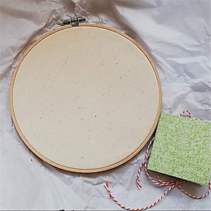 REOVE Wall Hanging Pin Collection Display Stand Enamel Pin Display Holder Display Board, Canvas Leather Embroidery Hoop for Display Pins Buttons Wall Decoration