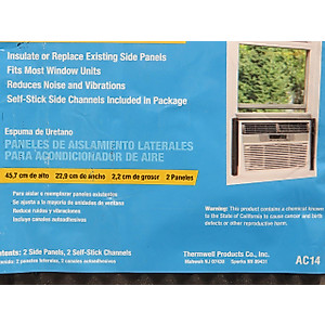 FOAM AR CON BLK 18" 2PK