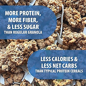 Julian Bakery® ProGranola® Cereal | Vanilla Cinnamon | 12g Protein | Paleo | 2 Net Carbs | Gluten-Free | Grain-Free | 15 Servings