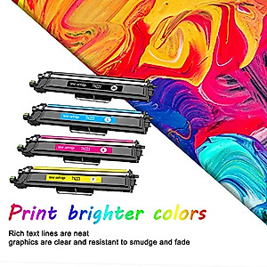 TN223 BK/C/M/Y Toner Cartridge 4 Pack (with chip): Compatible TN223 TN-223 Replacement for Brother MFC-L3770CDW L3710CW L3750CDW HL-3210CW 3230CDW 3270CDW 3290CDW DCP-L3510CDW L3550CDW Printer