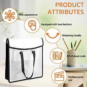 3 Pack Scrapbook Paper Storage Organizer,Expanding Paper Folio 13.1×3.4×14 Inch Scrapbook Paper Organizer Bag Expanding Paper Folio (Black)