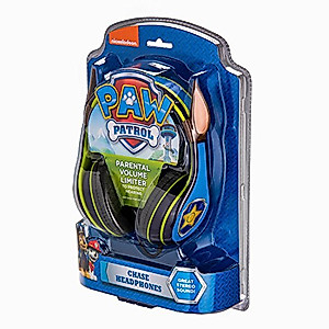Paw Patrol Chase Headphones for Kids with Built in Volume Limiting Feature for Kid Friendly Safe Listening