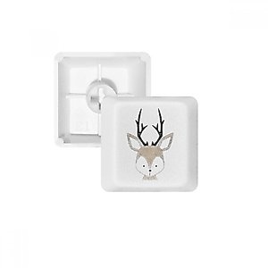 DIYthinker Simplicity Style Little Deer Animal Keycap Mechanical Keyboard PBT Gaming Upgrade Kit