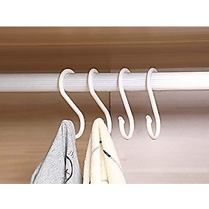 Multi Purpose Plastic Large S Shaped Hook Pack of 12