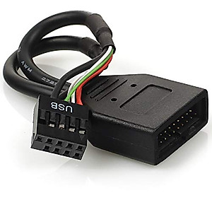 Silverstone Tek Internal 19-Pin USB3.0 to USB2.0 Adapter Cable (G11303050-RT)