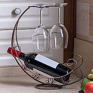Cabilock Wine Bottle Rack Countertop Rack Glasses Rack Pirate Ship Bottle Holder Storage Shelf Beer Soda Can Dispenser for Home Party Bar Bottle Holders Ornament Display Stand Ornament Display Stand