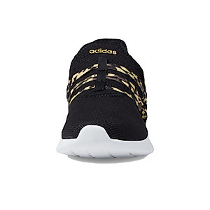 adidas Women's Puremotion Adapt 2.0 Running Shoe, Core Black/Core Black/Gold Metallic, 8.5