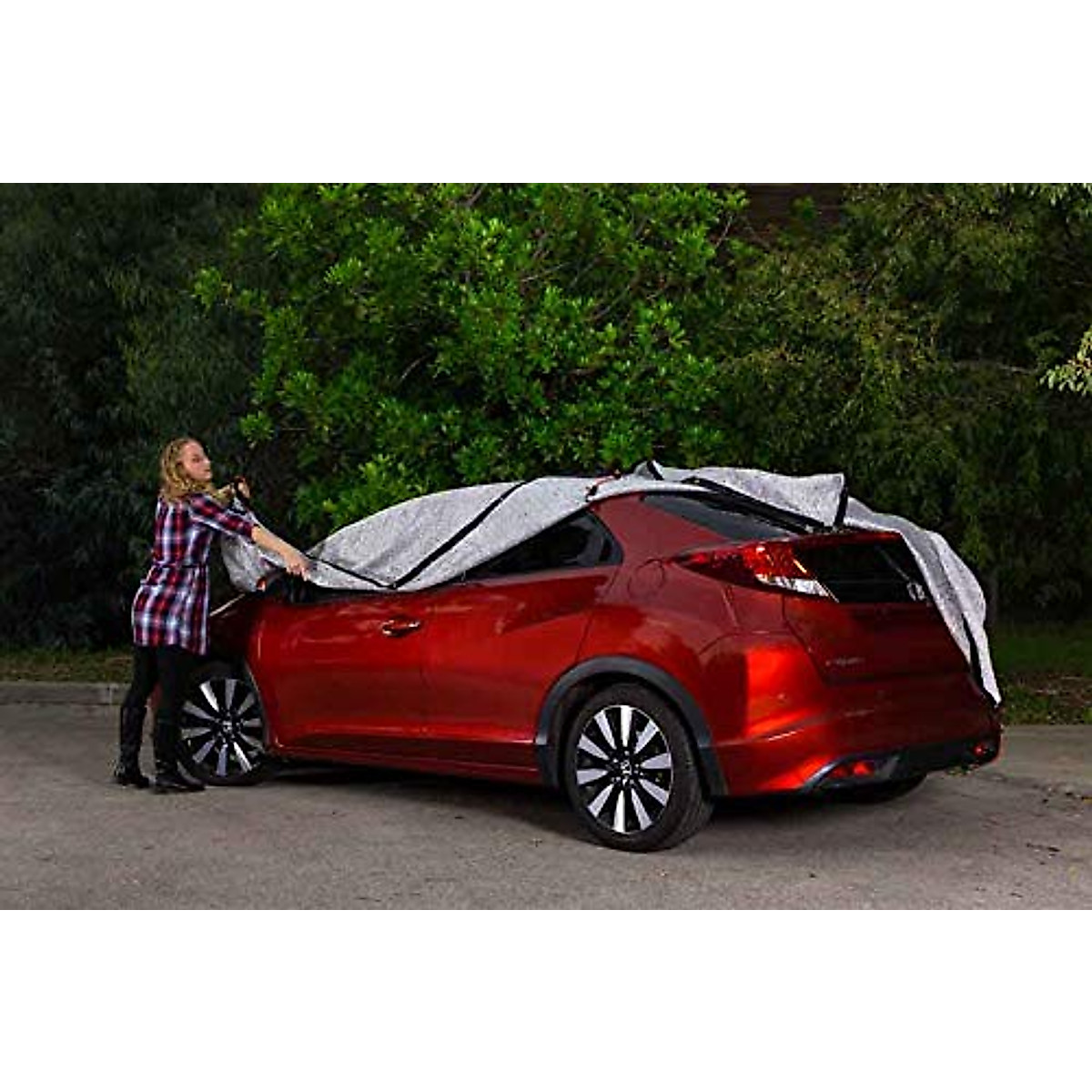 Be Cool Solutions - 70% Reflective Aluminet Sun Shade Cloth (10' x 14')