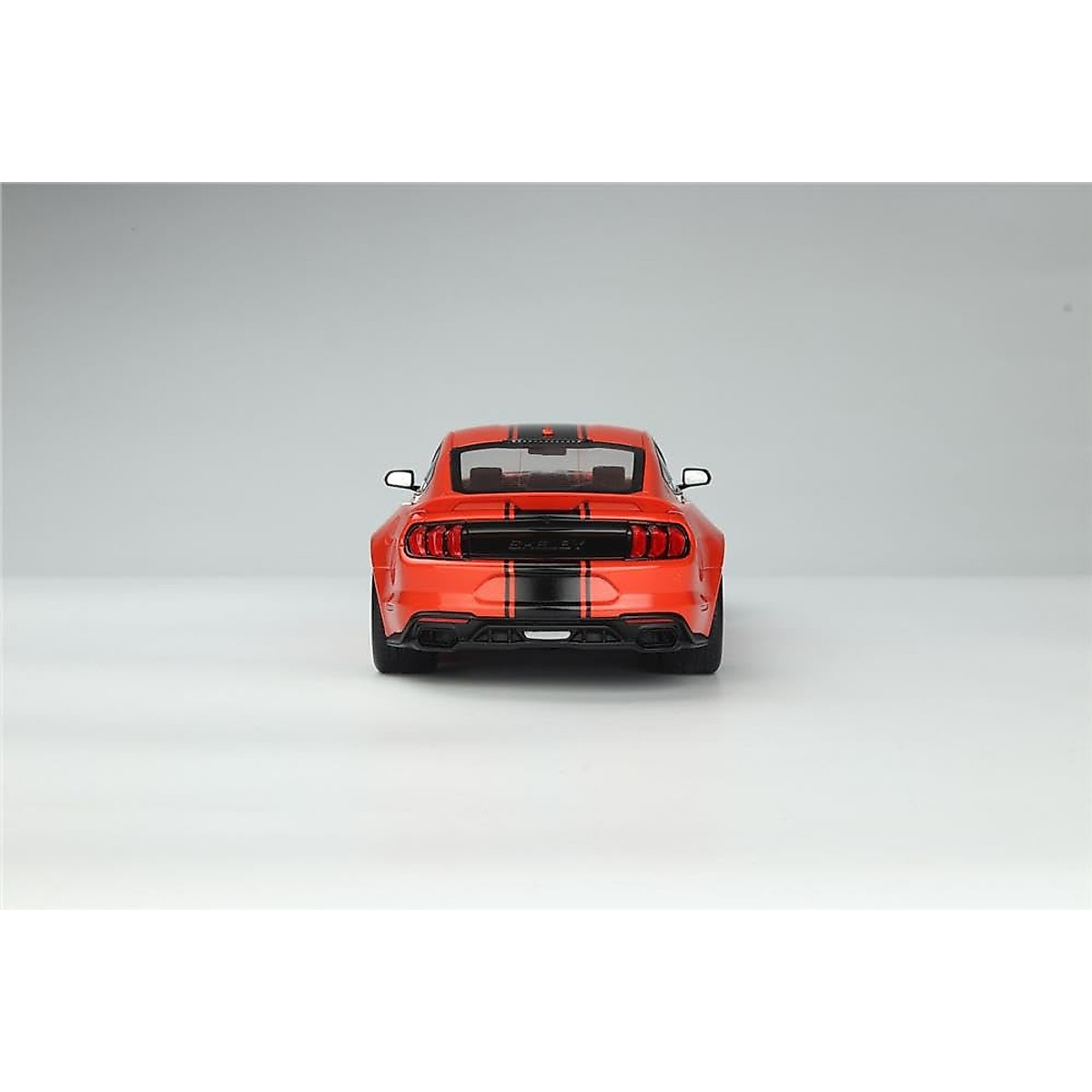 2021 Super Snake Coupe Red with Black Stripes USA Exclusive Series 1/18 Model Car by GT Spirit for Acme US058