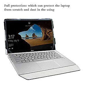 Alapmk Protective Case for 14" Asus Q406DA & Dell Vostro 5401 5402/Latitude 7400/Latitude 5400 5401 5410 5411/Latitude 5400 Chromebook Enterprise/Inspiron 14 5401 5405 5408 5402 5409 Laptop,Black