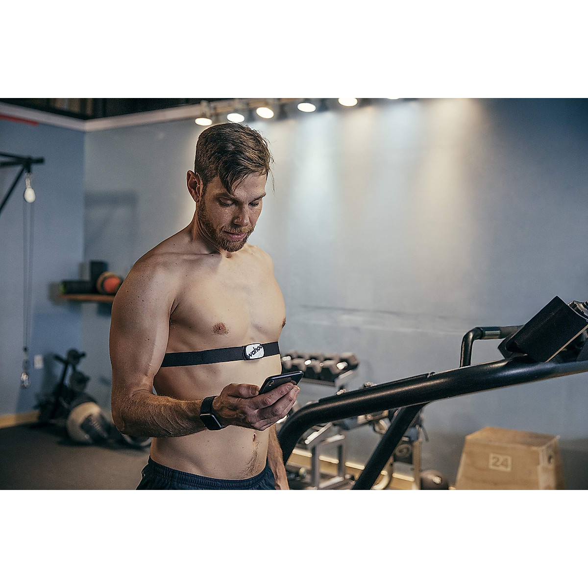 Wahoo TICKR X Heart Rate Monitor Chest Strap + Memory, Bluetooth, ANT+