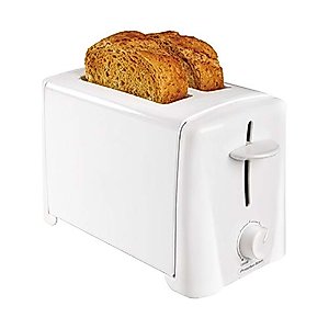 Proctor Silex 2-Slice Toaster with Shade Selector, Toast Boost, Slide-Out Crumb Tray, Auto-Shutoff and Cancel Button, White (22611)