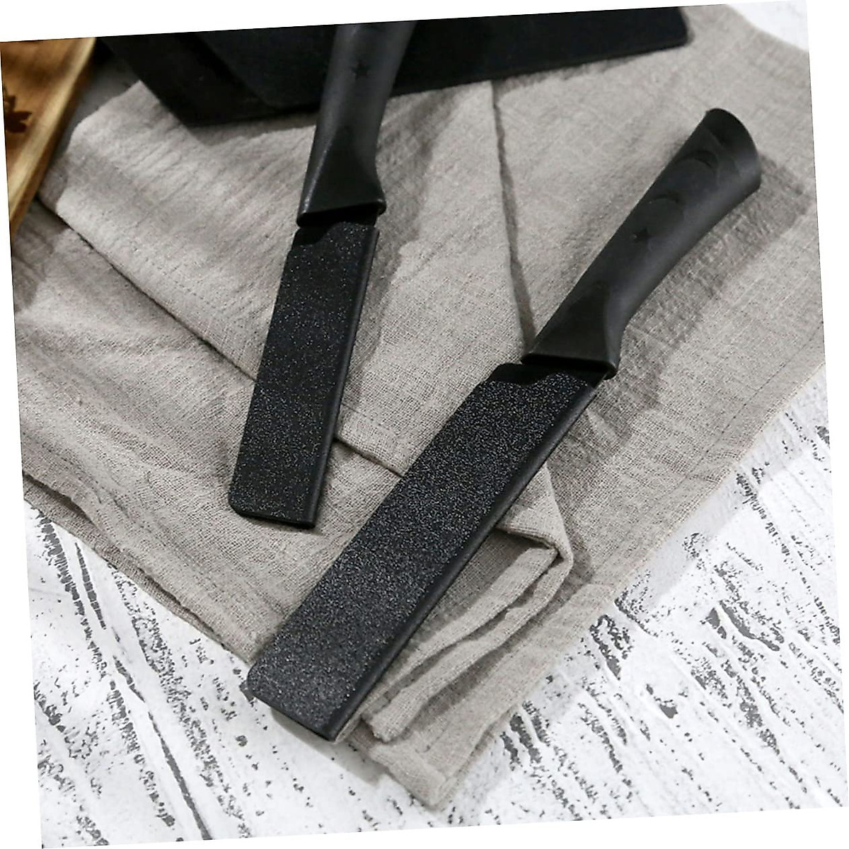 Cabilock 25 Pcs Blade Protection Jacket Cutter Sleeves Cutter Protector Sleeve Universal Guard Kitchen Guard Blade Protectors Cutter Safe Cover to Open Meat Cleaver Abs