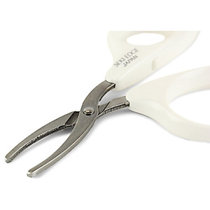 Seki Edge Scissor Tweezers (SS-503) - Stainless Steel Tweezers for Eyebrows With Scissor Action - Precision Tweezer with Round Safety Tips to Grip Fine & Thick Hairs - For Women & Men - Made In Japan