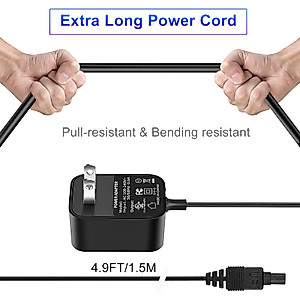 Charger for Shark V2945Z V2950 XA2950 Carpet Sweeper Power Cord Replacement P/N YLS0041-T110025 Vacuum AC/DC Adapter Supply