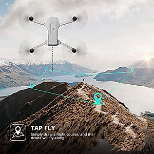 4DRC F8 GPS Drone with 4K Camera for Adults,5G FPV Live Video RC Quadcopter,Brushless Motor Drone for beginners, with Auto Return Home, Follow Me,Waypoint Fly,2 Batteries,Carrying Case