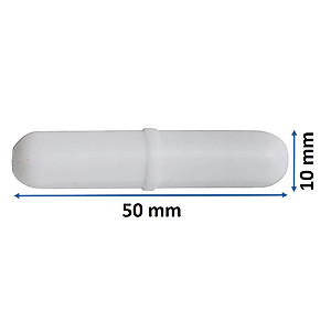 4pcs Large PTFE Stir Bars for Magnetic Stirrer Mixer (2 of Cross Type 38mm x 11mm, 2 of Straight Type 50mm x 10mm)