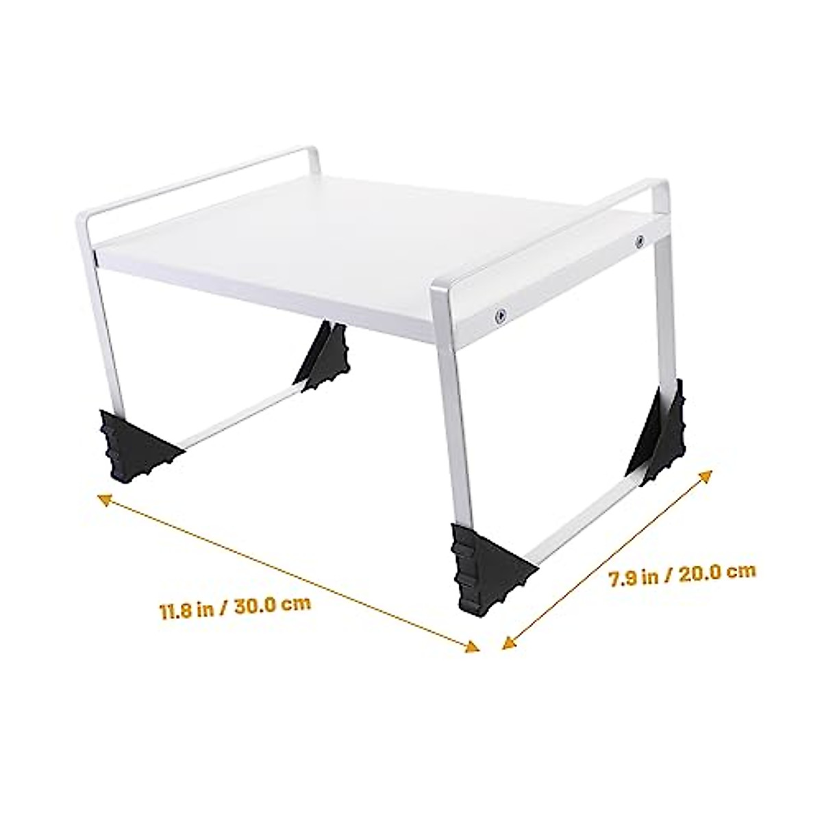 FONDOTIN Seasoning Rack Kitchen Supply Seasoning Shelf Countertop Rack Storage Shelf Multi-purpose Shelf Punch-free Rack Desktop Rack multipurpose white carbon steel cabinet shelf