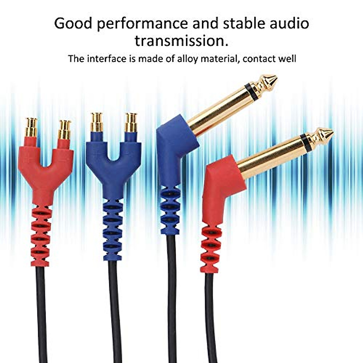 Headphone for Audiometer, Audiometer Headset Cable Wire for Headphone Air Conduction Audiometer Hearing Tester