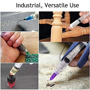 3 Pack 100ml Syringes with 14Gx1.0'' Blunt Tip Fill Needles and Storage Caps(Luer Lock)