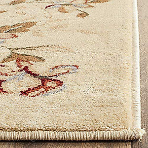 SAFAVIEH Lyndhurst Collection 5'3" x 7'6" Beige LNH325A Traditional Floral Non-Shedding Living Room Bedroom Dining Home Office Area Rug