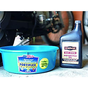 Fortiflex Mini Feed Pan for Dogs and Horses, 5-Quart, Green
