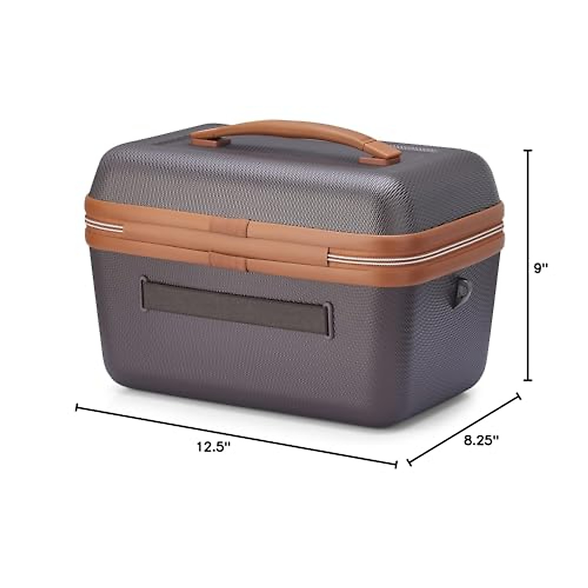 DELSEY PARIS Chatelet 2.0 Makeup and Cosmetic Beauty Travel Case, Chocolate Brown