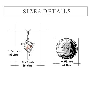 POPLYKE Nana Cross Necklace for Nana Mother’s Day Gifts for Nana Women (cross nana)