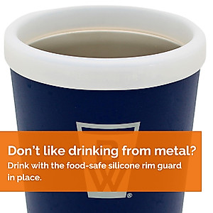 6PINT 20 oz. Imperial Pint Tumbler | Pint Glass Cooler | Cooler for 12 oz. to 24 oz. Plastic Cups | Premium Vacuum-Insulated Stainless Steel (Stainless)