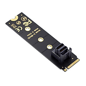 Cablecc U.2 Kit SFF-8639 NVME PCIe4.0 SSD Adapter 22x80mm for Mainboard SSD 750 p3600 p3700 M.2 SFF-8643 Mini SAS HD