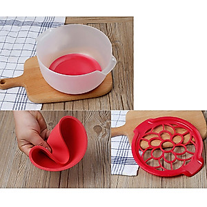 Camidy Silicone Pomegranate Bowl Pomegranate Peeler Deseeder Pomegranate Peeling Tool Kitchen Goods Organizer Accessories Supplies for Removing Seed