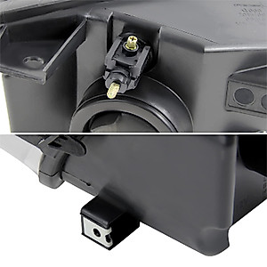 SPEC-D TUNING Headlights Chrome Compatible with 2005-2007 Ford Focus L+R Pair Head Light Lamp Assembly