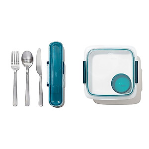 OXO Good Grips Prep and Go Utensils with Case Good Grips Prep & Go 6.3 Cups Salad Container