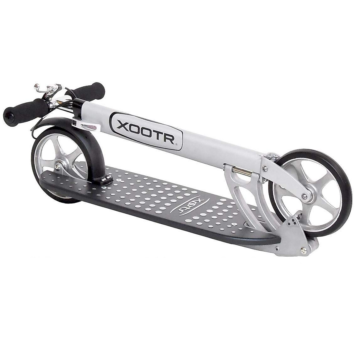Xootr Mg Teen/Adult Kick Scooter - 800+lb Capacity - Life Long Backing - QuickClick Latch Folding Mechanism - Front & Rear Brake