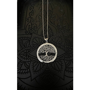 Jewelry Trends Large Celtic Tree of Life Protection Pendant Necklace 18"