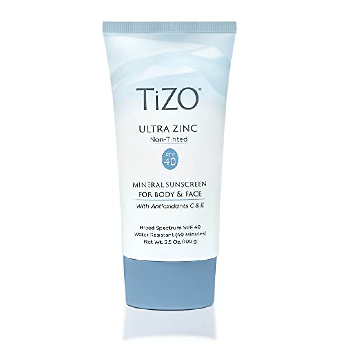 TIZO Ultra Zinc Body & Face Sunscreen Non-Tinted SPF 40, 3.5 oz