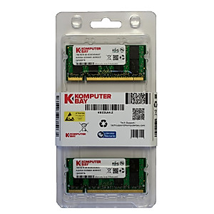 Komputerbay 8 GB (2 x 4GB) PC2-6400 DDR2-800 SoDIMM Dual Channel Laptop Memory Kit