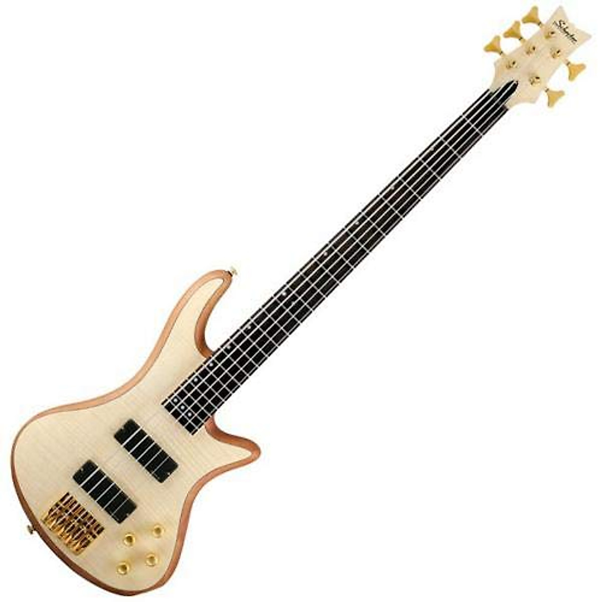 Schecter Stiletto Custom-5 Electric Bass (5 String, Natural Satin)