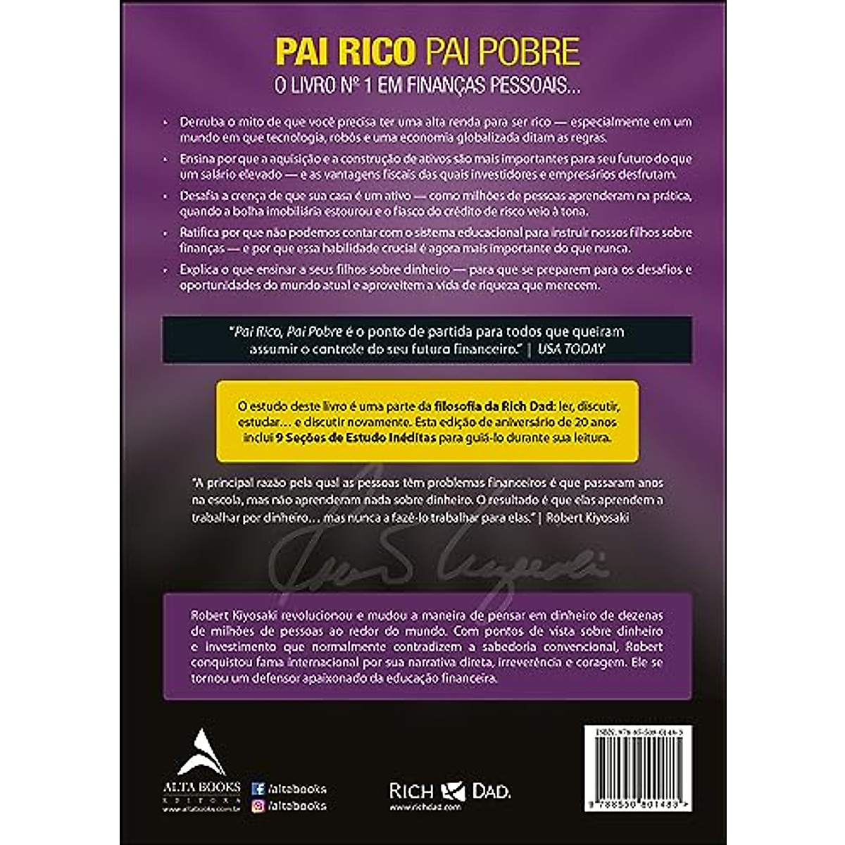 Pai Rico Pai Pobre - Edicao De 20 Anos Atualizada E Ampliada (Em Portugues do Brasil)
