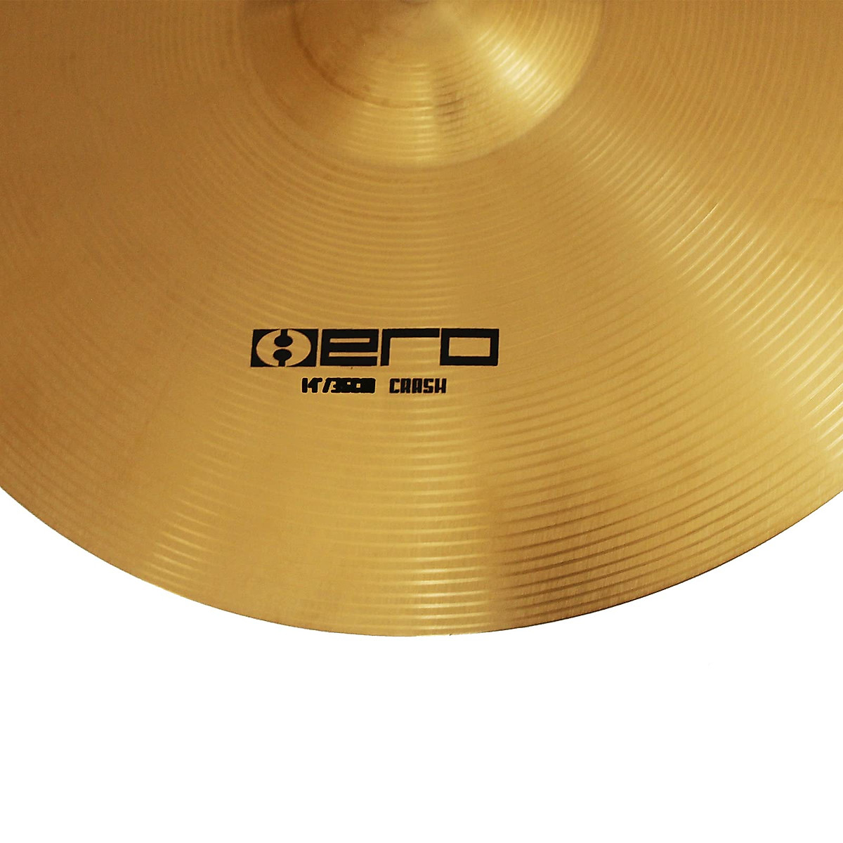 Arborea Brilliant Finish 14" Crash Cymbal Bright Sound Drum Practice Cymbal for Drum Set
