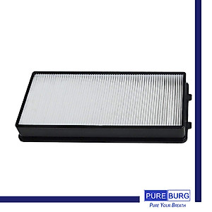 PUREBURG AT-OFL True HEPA Replacement Filters Compatible with Homedics AT-PET01 AT-PET02 AR-45 Oscillating Tower Air Purifiers Part AT-OFL, H13 Air Clean Dust,2-Pack