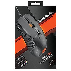 SteelSeries Rival 700 Gaming Mouse - 16,000 CPI Optical Sensor - OLED Display - Tactile Alerts - RGB Lighting