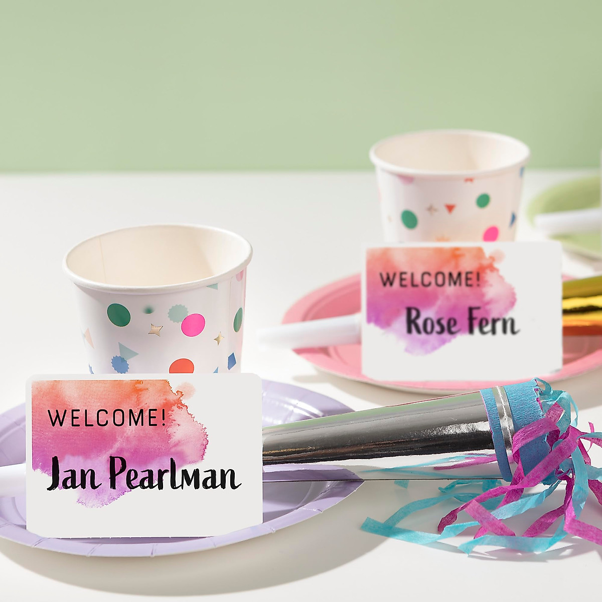 Avery Customizable Name Tags, 2-1/3" x 3-3/8", White, 100 Removable Name Badges (05147)